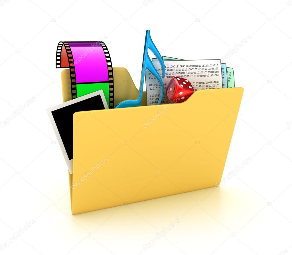 The folder Stock Photo by ©Foto_vika 9389483