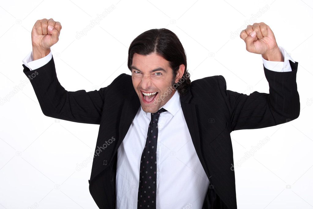 Happy businessman Stock Photo by ©photography33 10493397