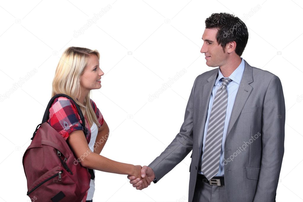 Saludo formal — Fotos de Stock © photography33 #9171476