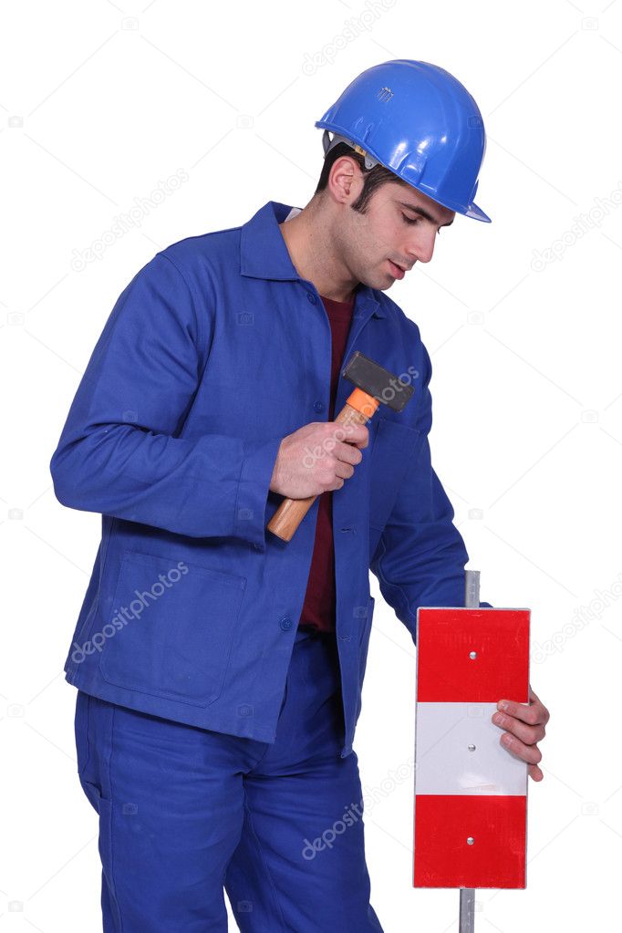 Road workers — Stock Photo © photography33 #9680928