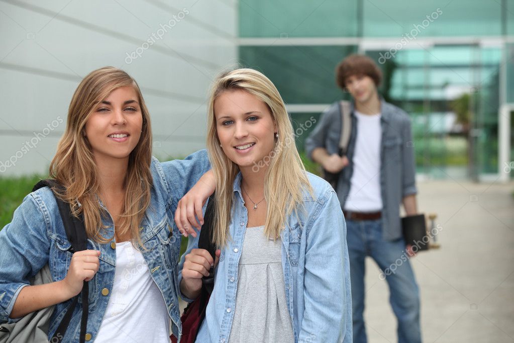 College students on campus — Stock Photo © photography33 #9752005