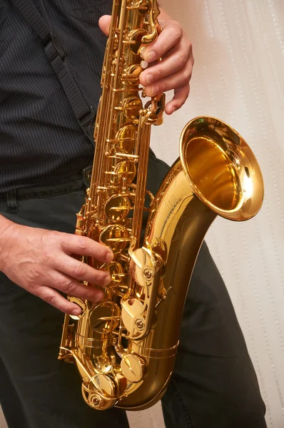 Cute Saxophone Player — Stock Photo © fouroaks #2322153