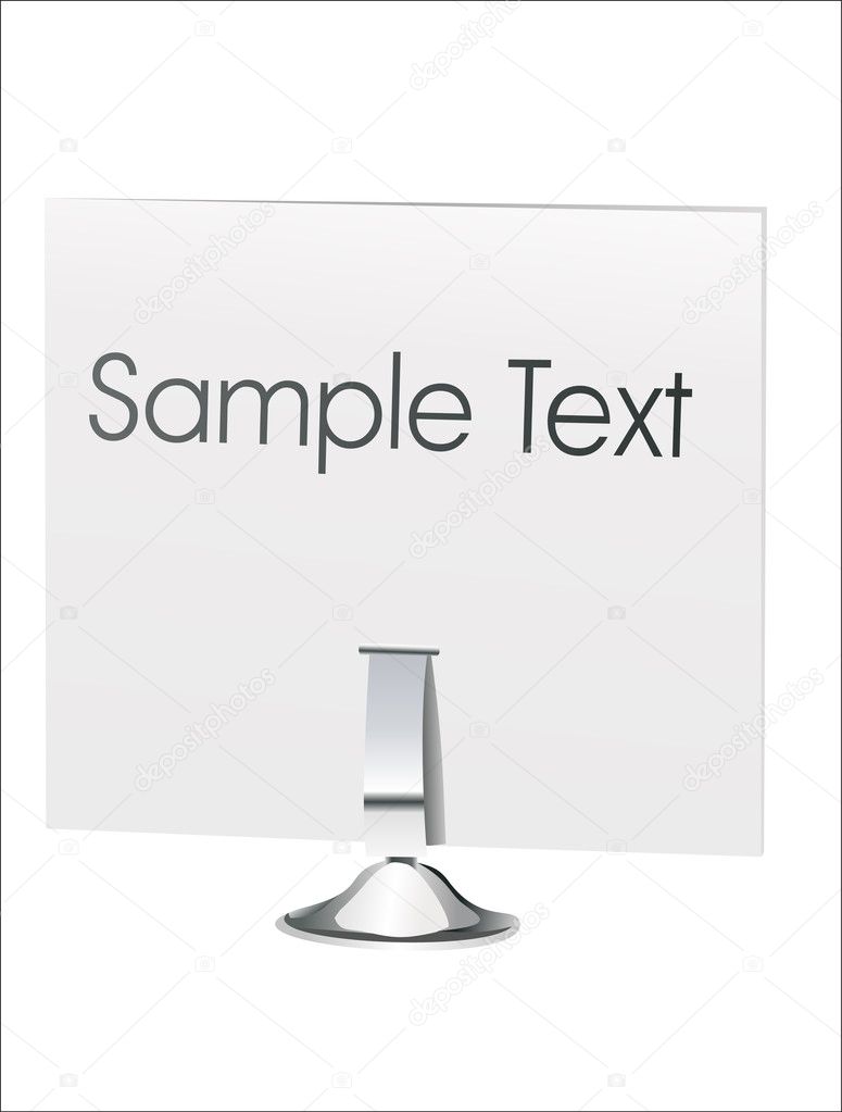 Name plate set for desk Stock Vector Image by ©mitay20 #10138985