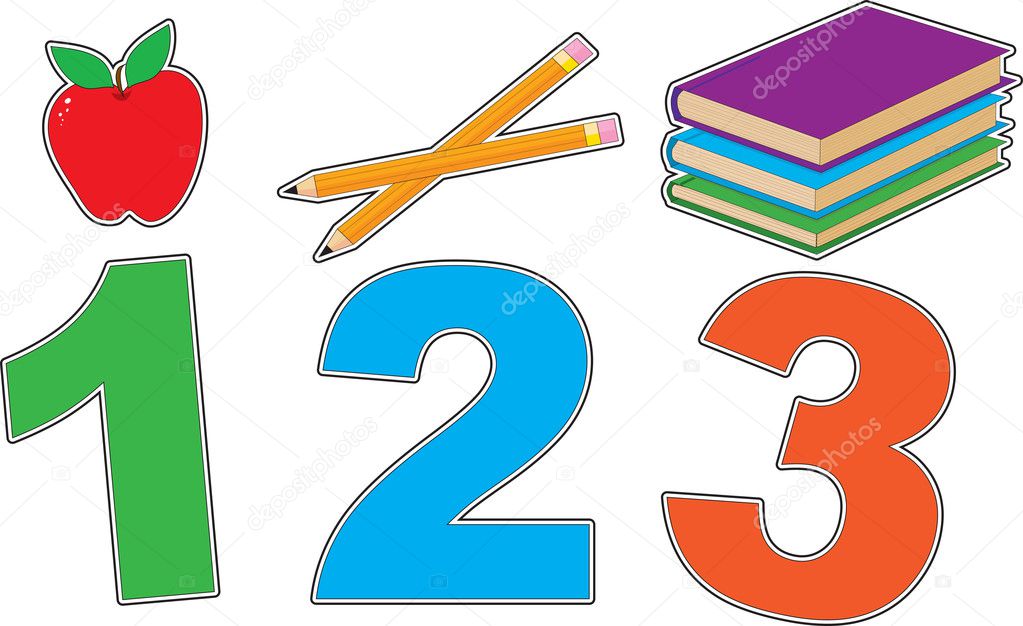 Escuela 123 Vector de stock por ©mkoudis 8701698