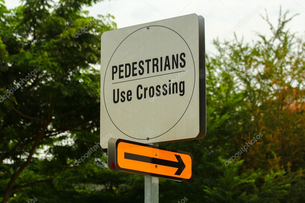 Pedestrian sign — Stock Photo © h3k27 #10503786
