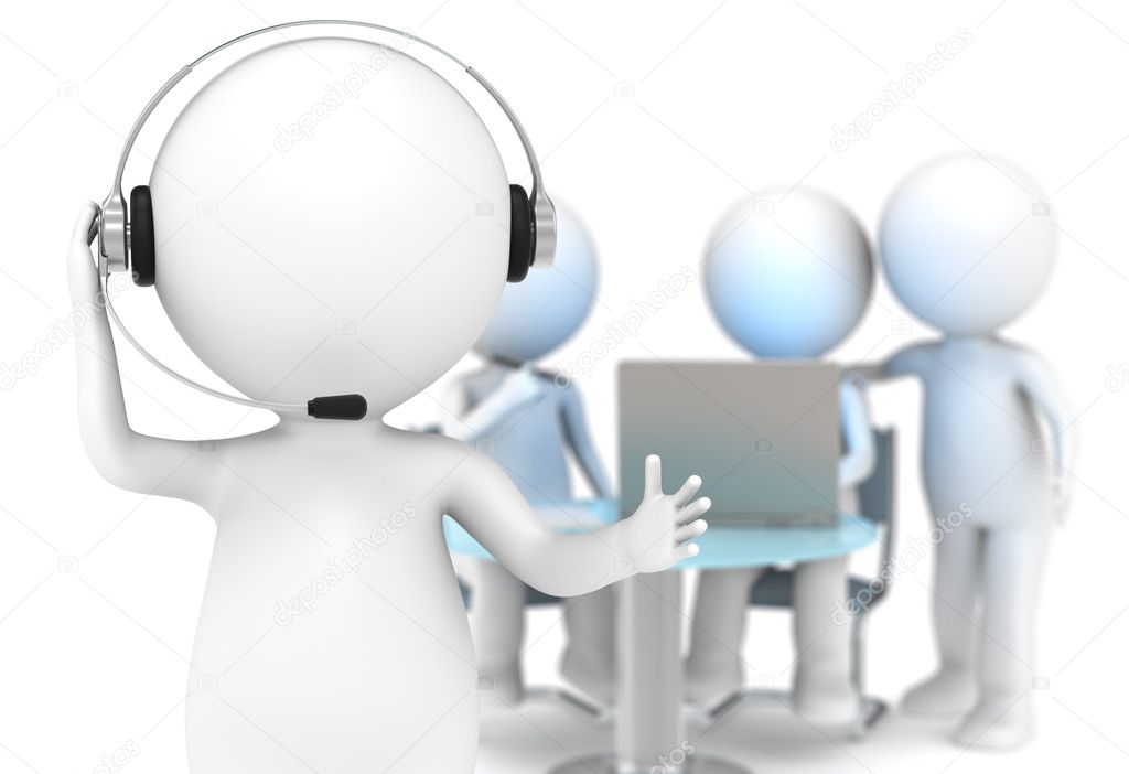 Customer Support. — Stock Photo © JohanH #9539618