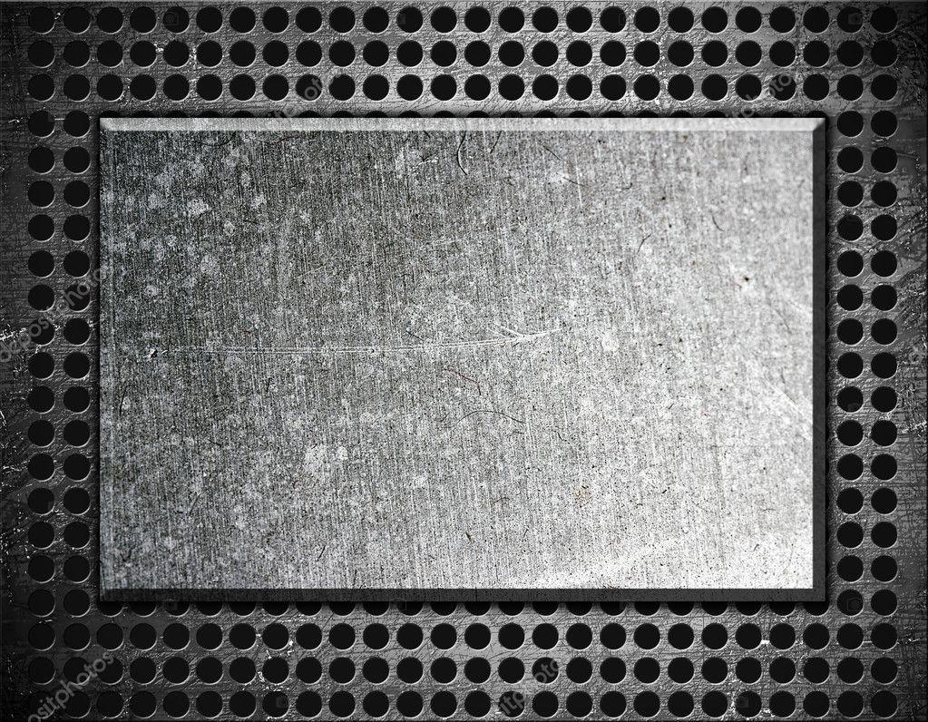 Metal frame background Stock Photo by ©denisovd 8671794