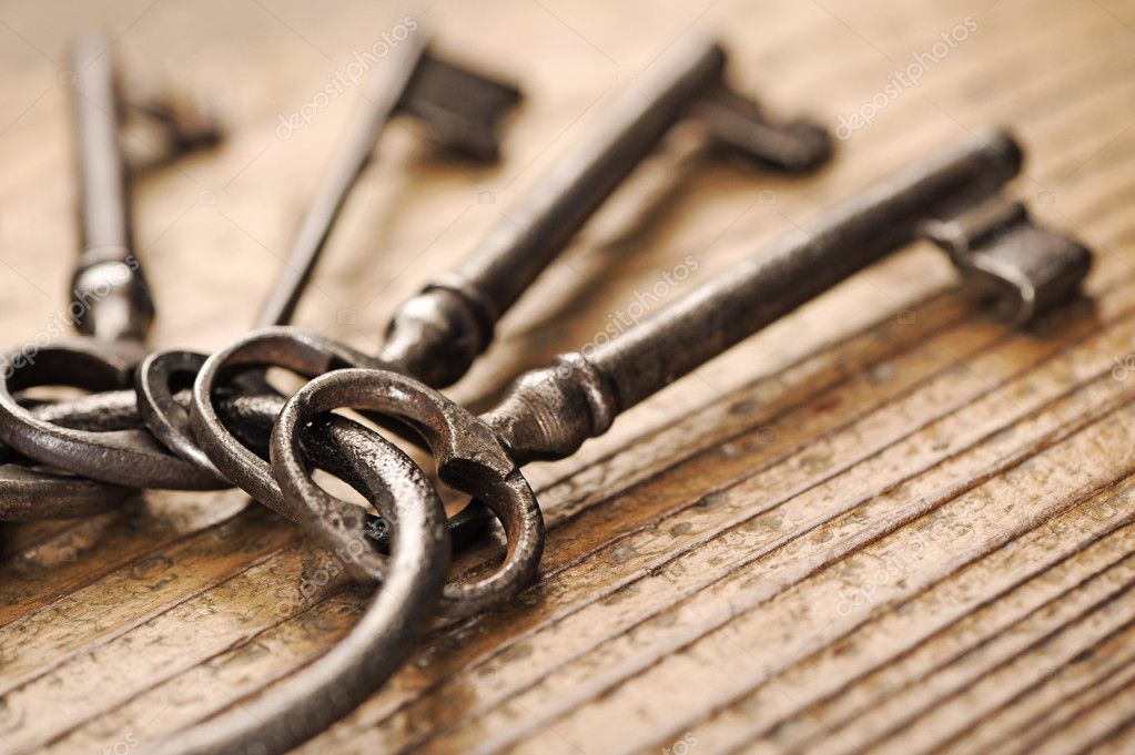 Old keys group Stock Photo by ©stokkete 8477387