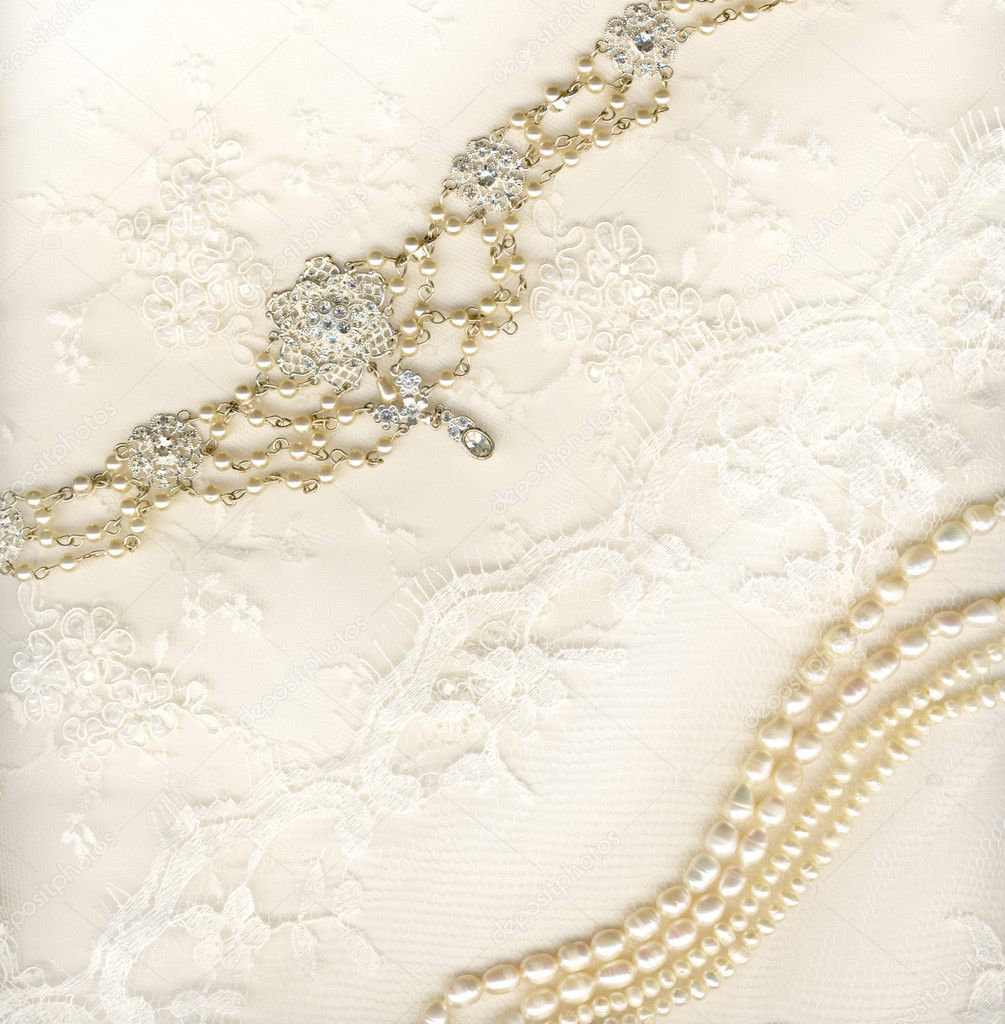 Textile wedding background Stock Photo by ©AlisaFoytik 8097847