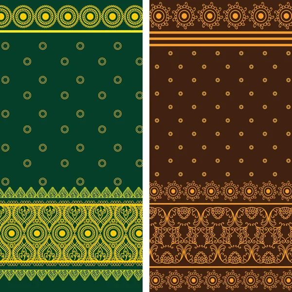 Sari border Vector Art Stock Images | Depositphotos