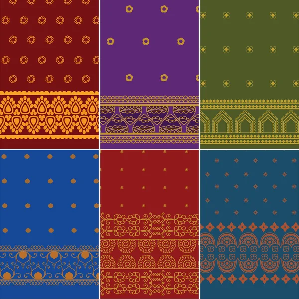 Sari border Vector Art Stock Images | Depositphotos