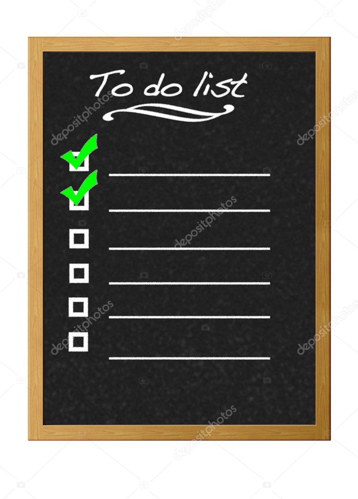 To do list. — Stock Photo © StockPhotoAstur #8858657