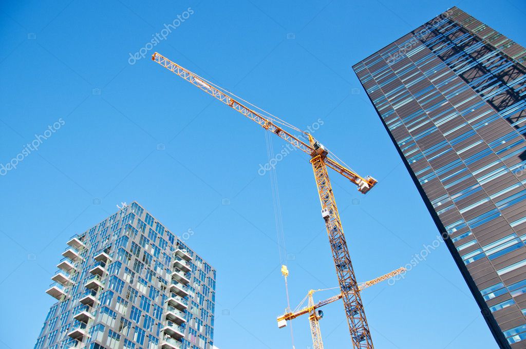 Skyscrapers with tower cranes Stock Photo by ©Nanisimova_sell 8131027