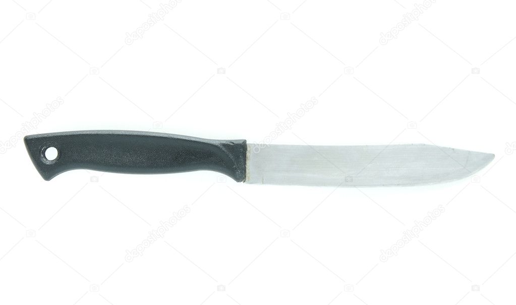 Small kitchen knife isolated on white — Stock Photo © aopsan #10051909