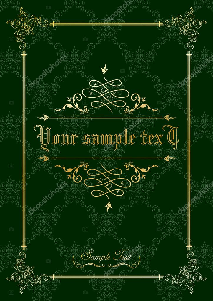 Vertical frame ⬇ Vector Image by © pashtet8286 | Vector Stock 8626375