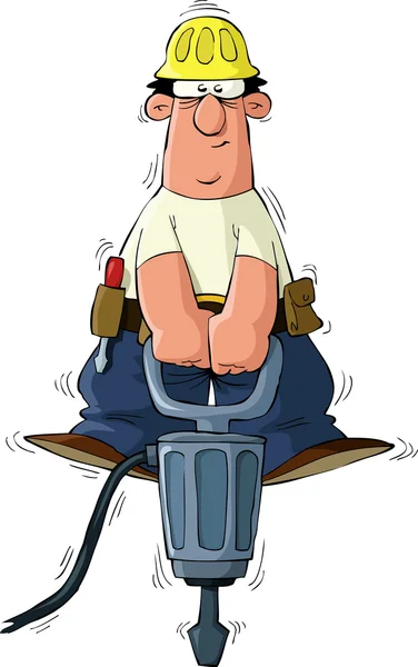 Cartoon Jackhammer — Stock Vector © ronleishman #13948977