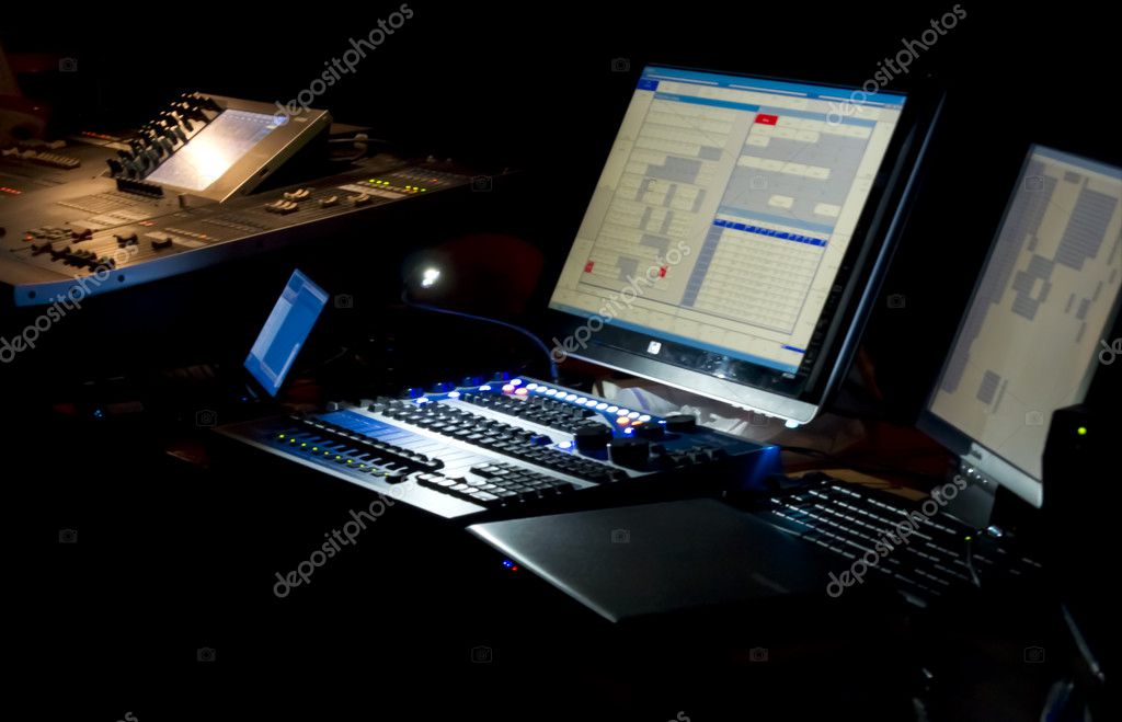 Concert computer equipment — Stock Photo © Beaver1488 #8089728