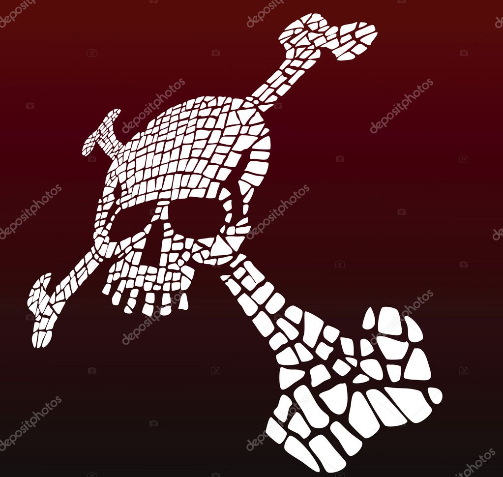 Fractured skull Stock Vector Image by ©roverto007 #10154097