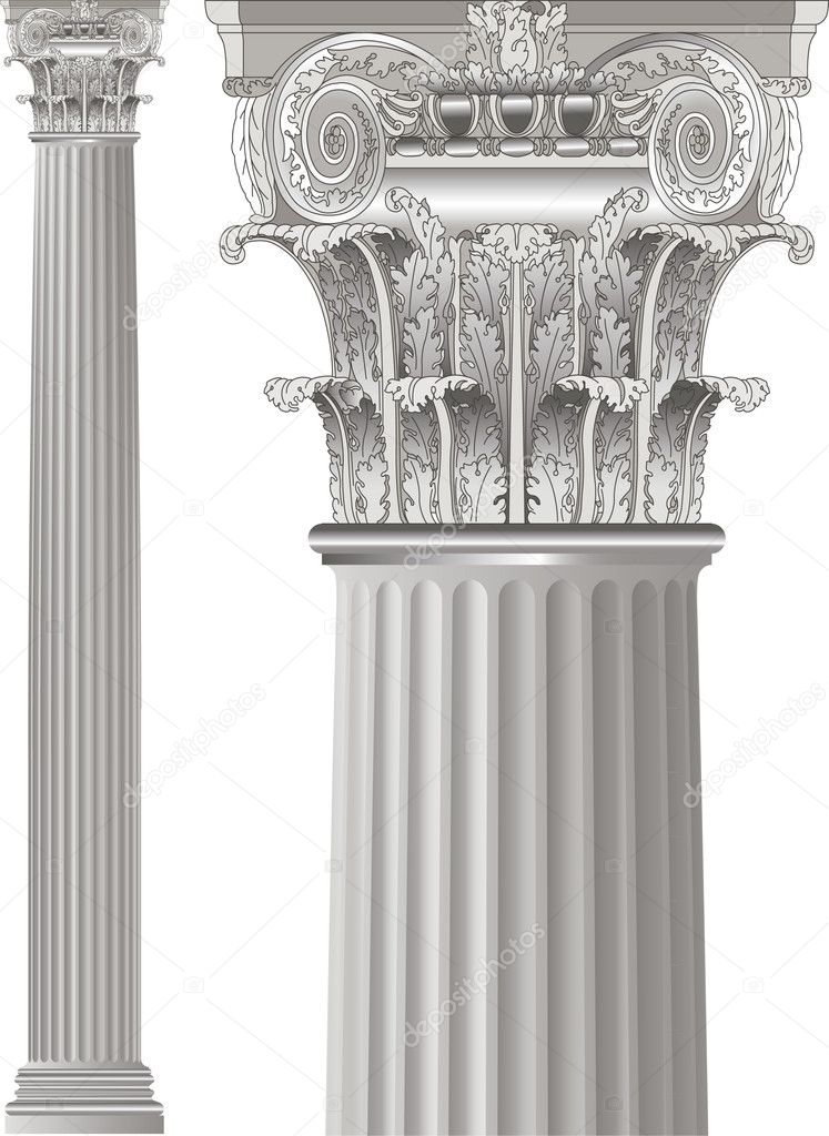 Establecer columnas clásicas Vector de stock #10487368 de ©roverto007