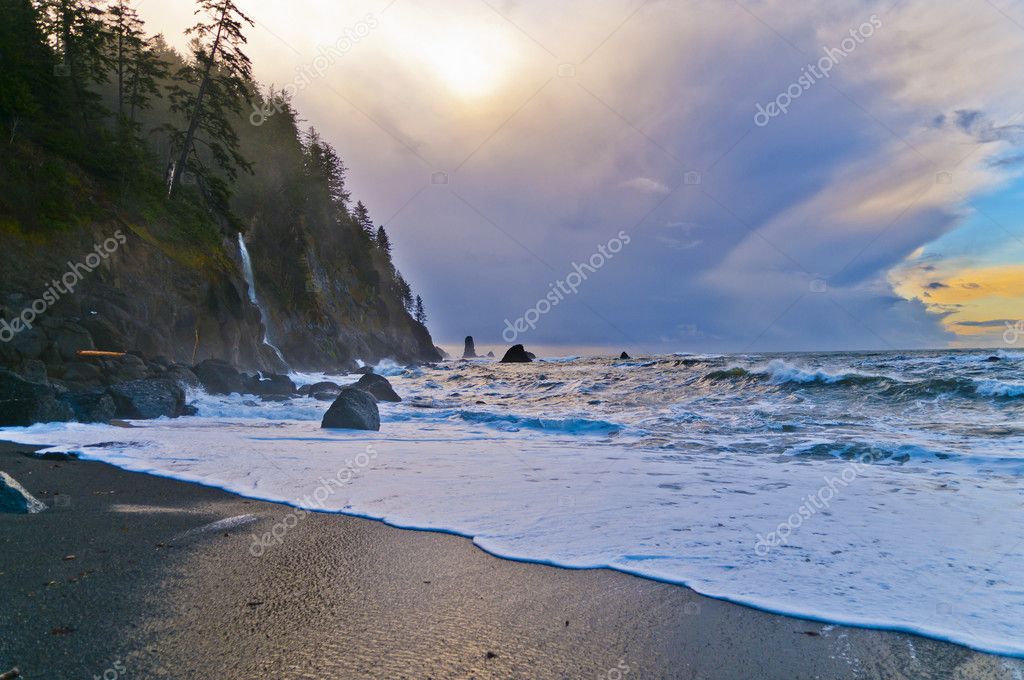 La Push Beach — Stock Photo © kwiktor #9595042