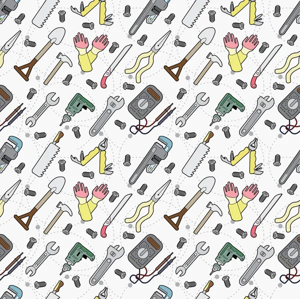 Seamless tool background Vector Art Stock Images | Depositphotos