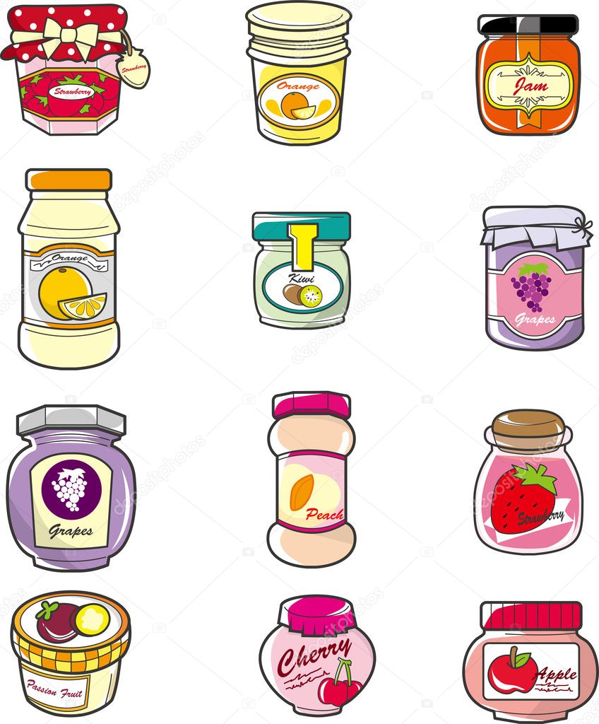 Cartoon jam Stock Vector Image by ©mocoo2003 #8094438
