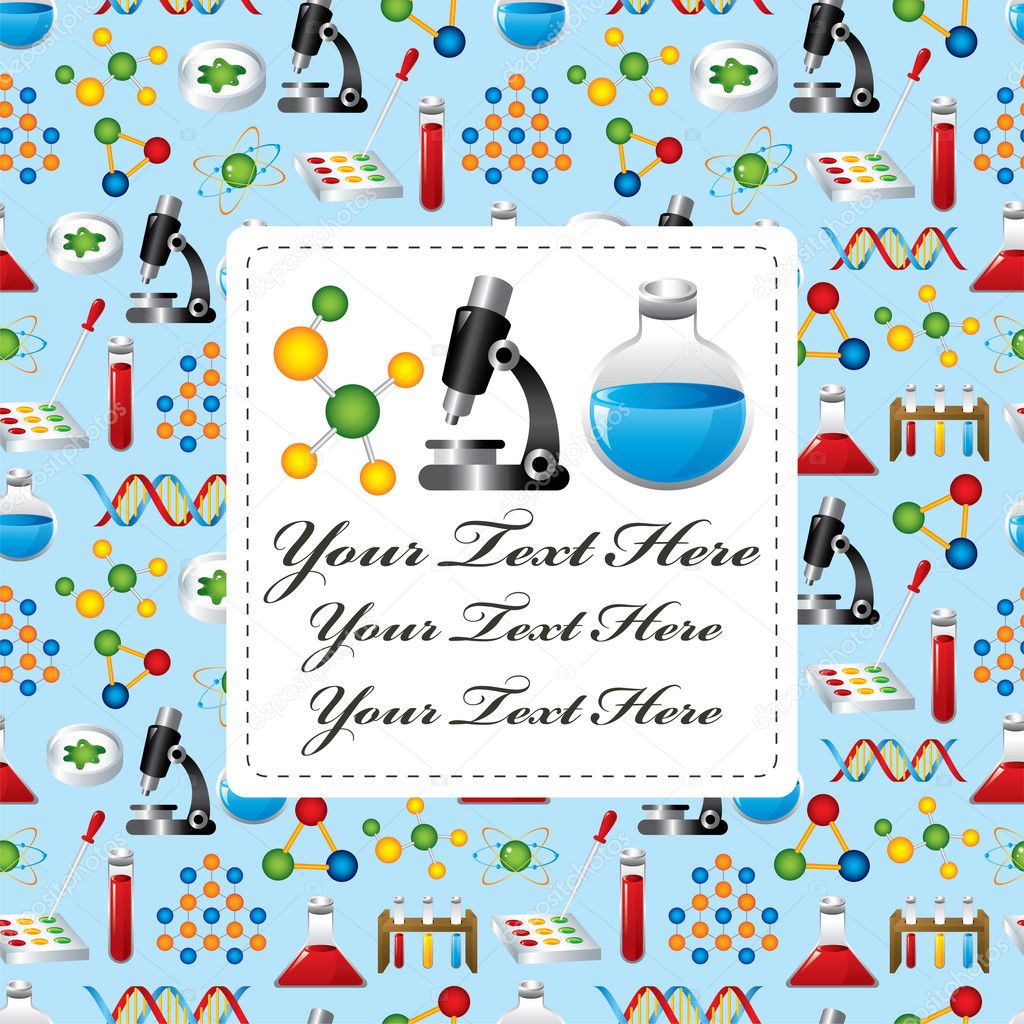 Science card Stock Vector Image by ©mocoo2003 #9046169