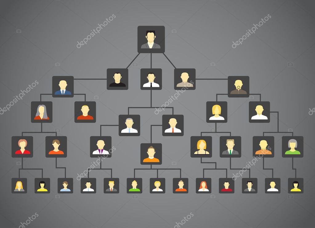 Abstract famili tree illustration — Stock Vector © tovovan_ #10665010