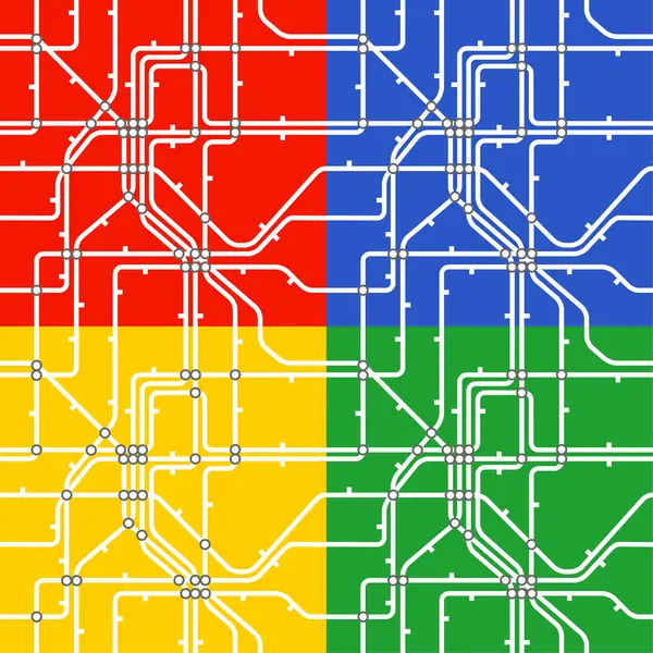 Perspective background of abstract city map Stock Vector Image by ...