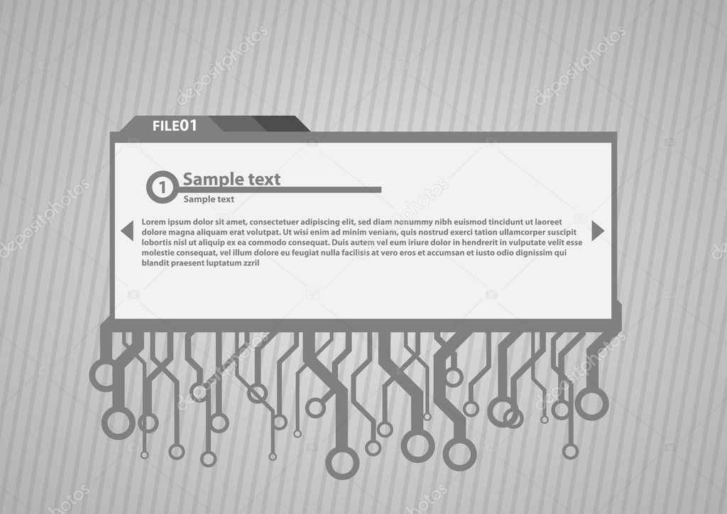 Vector technology banner Stock Vector by ©Mix3r 9214035