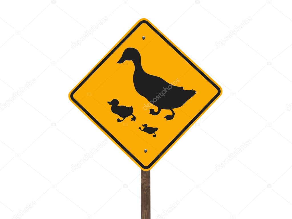 Duck Crossing Sign