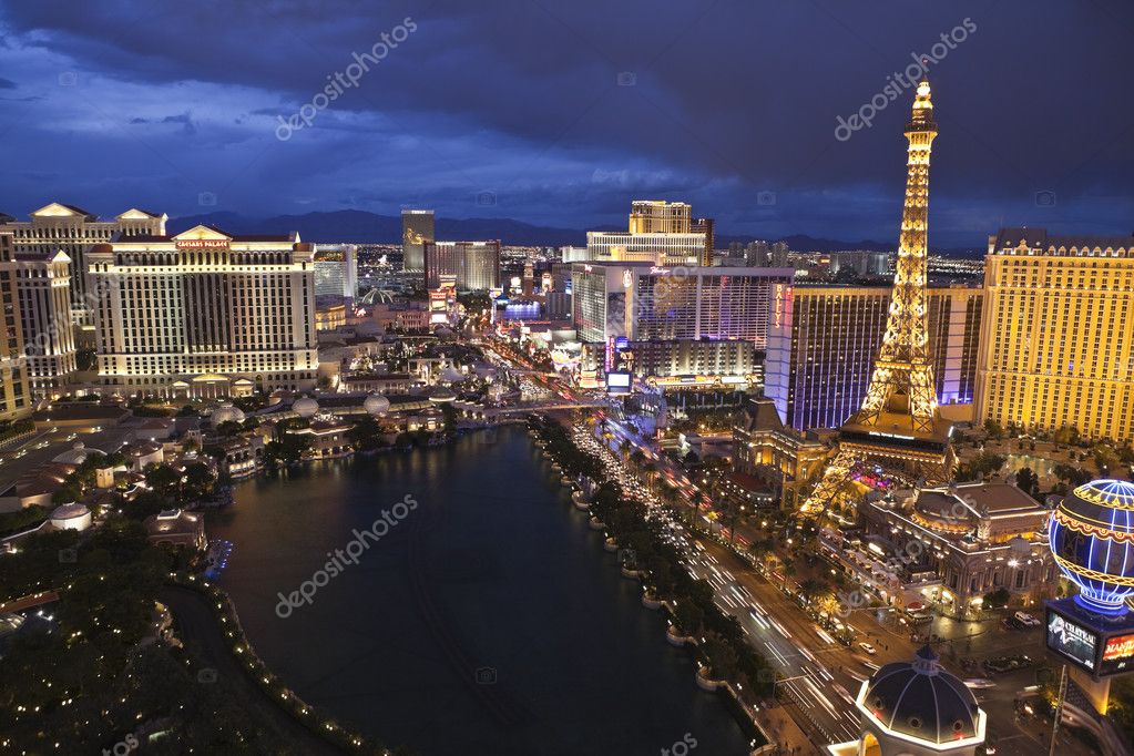Las Vegas at Magic Hour – Stock Editorial Photo © trekandshoot #7994650