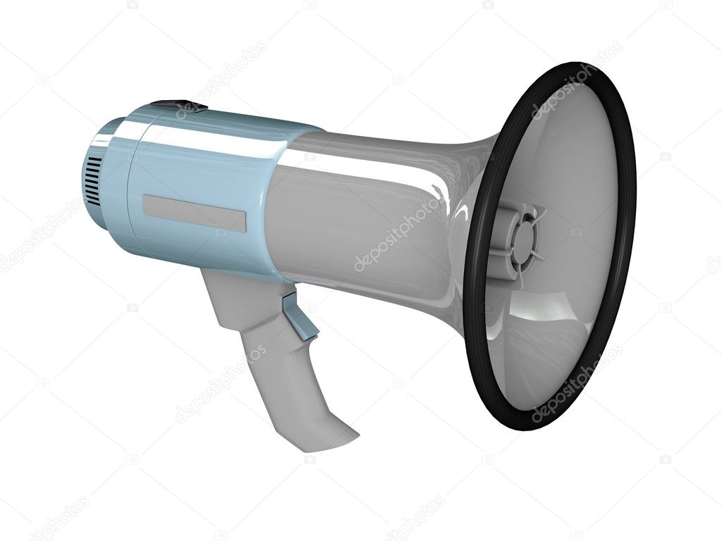 Blue megaphone Stock Photo by ©homeworks255 8791383
