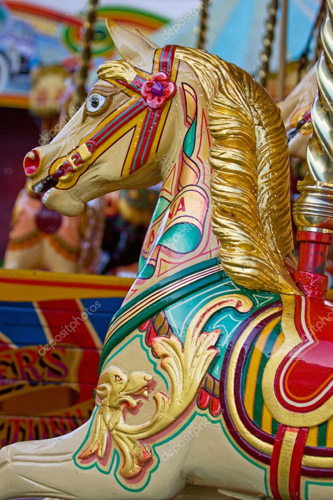 Traditional Fairground Horse 3 Stock Photo by ©pjhpix 8176260