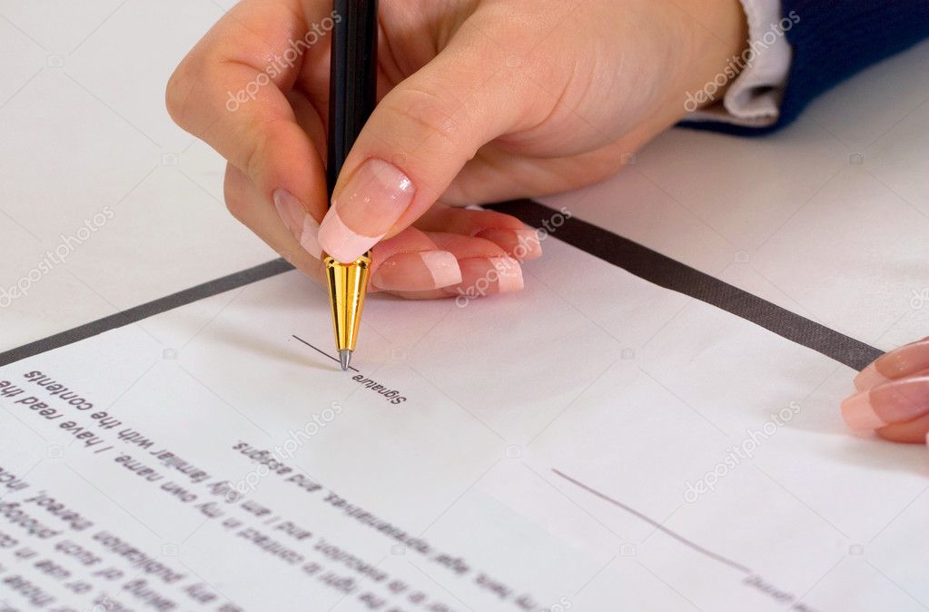 Sign up contract — Stock Photo © opolja #8097469