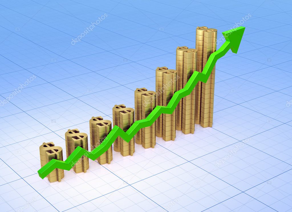 Dollar chart — Stock Photo © Mopic #8021309