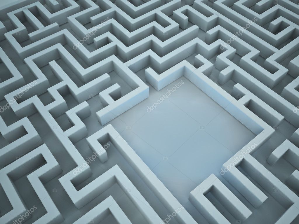 3D maze Stock Photo by ©Mopic 8021789
