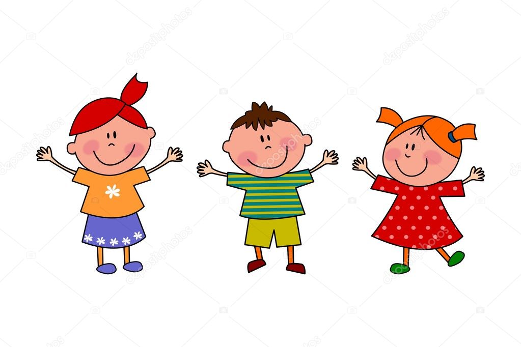 Kinder. Comic-Figuren — Stockfoto © evarin20 #8220257