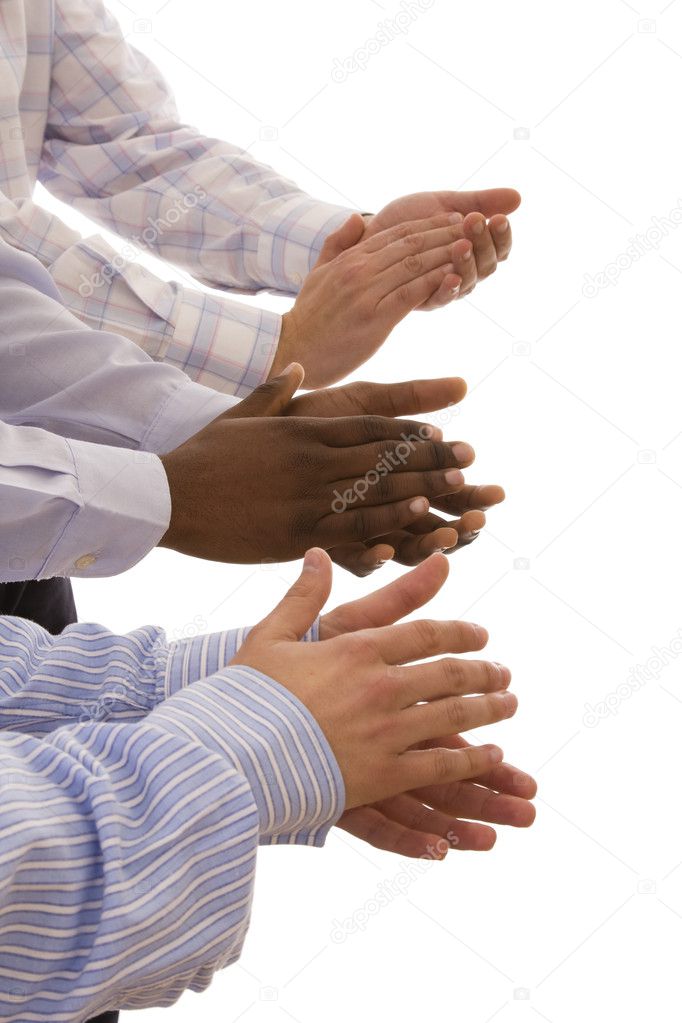 Multiracial hands Stock Photo by ©hjalmeida 8670612