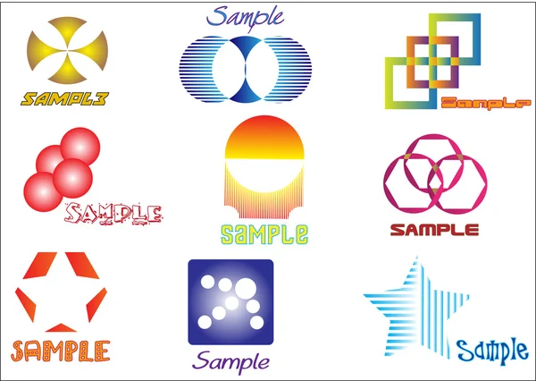 Logo samples Vector Art Stock Images | Depositphotos