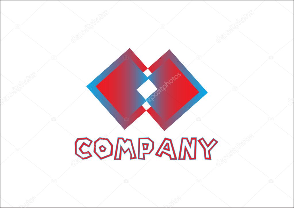 Red & Blue Logo Stock Vector Image by ©karlos1991 #8128458