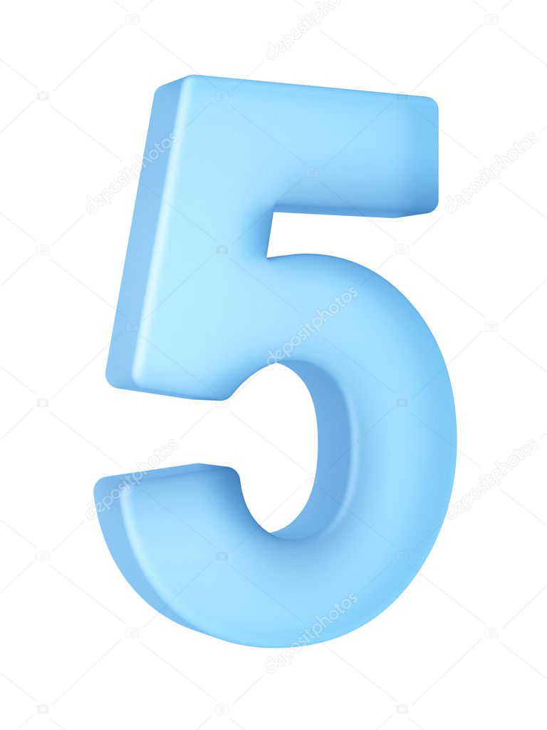 The number 5 — Stock Photo © zentilia #8283810