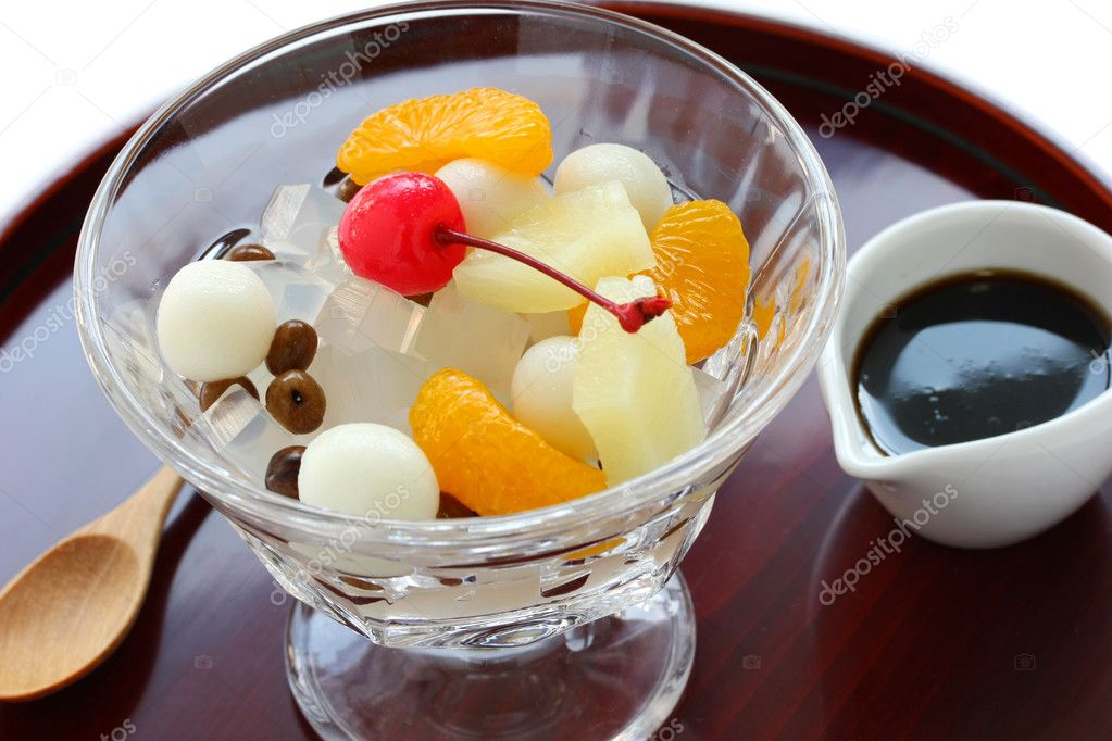 Mitsumame with fruits — Stock Photo © asimojet #10646787