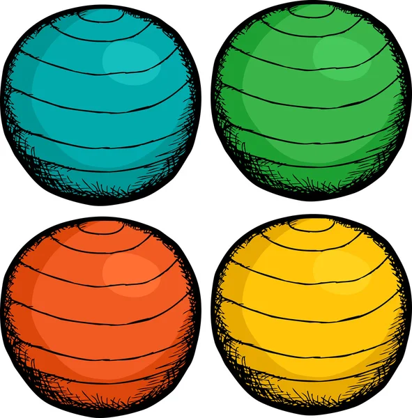 Four spheres Vector Images | Depositphotos