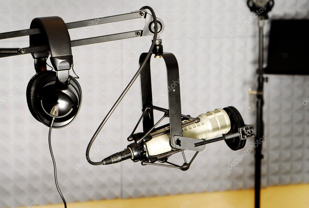 Radio/DJ booth equipment Stock Photo by ©Thousandwords 8295091