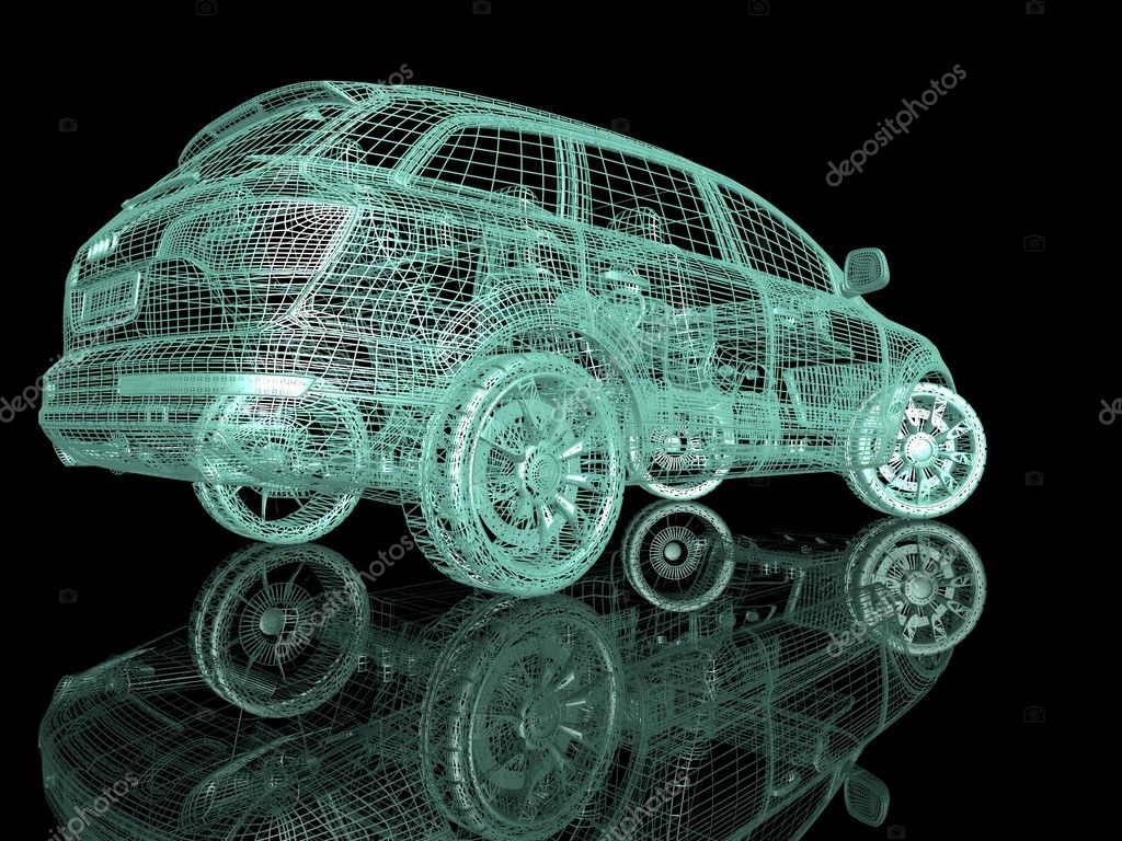 3d model cars — Stock Photo © 3DDock #10557408