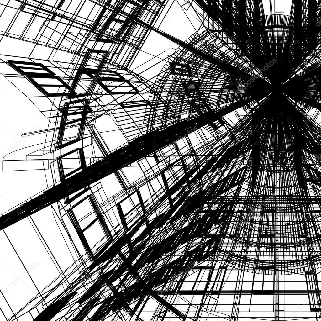 Abstract modern building Stock Photo by ©3DDock 10713432