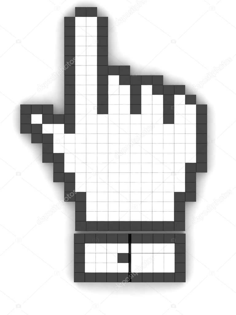 Hand mouse symbol Stock Photo by ©3DDock 8376302