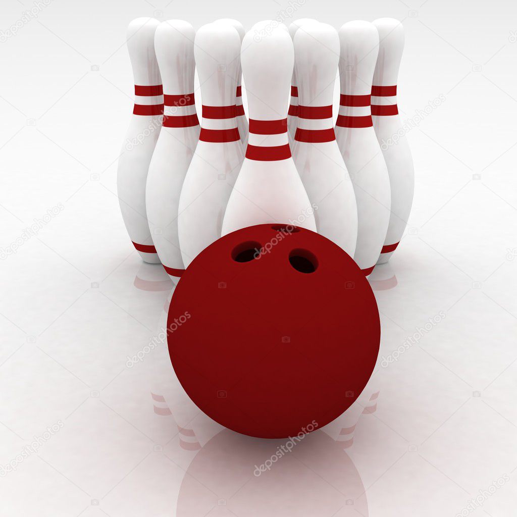 Bowling — Stock Photo © 3DDock #8390897