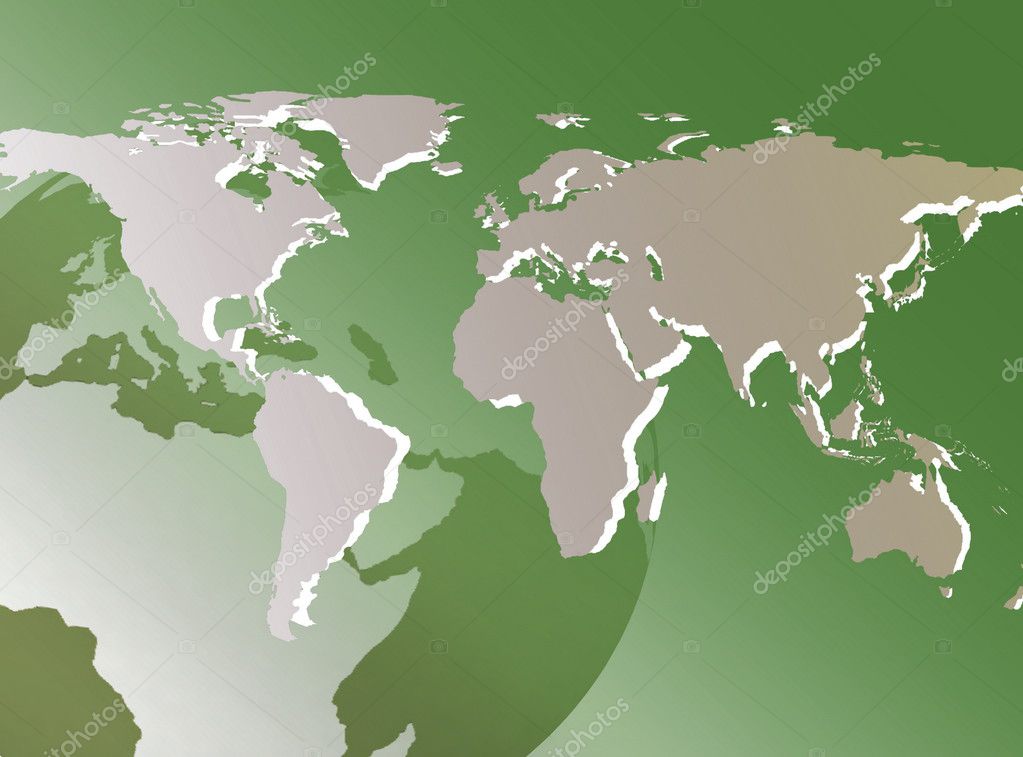 Global map Stock Photo by ©3DDock 8468713